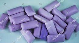 What does a purple gum mean?