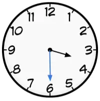 What is half past 3?