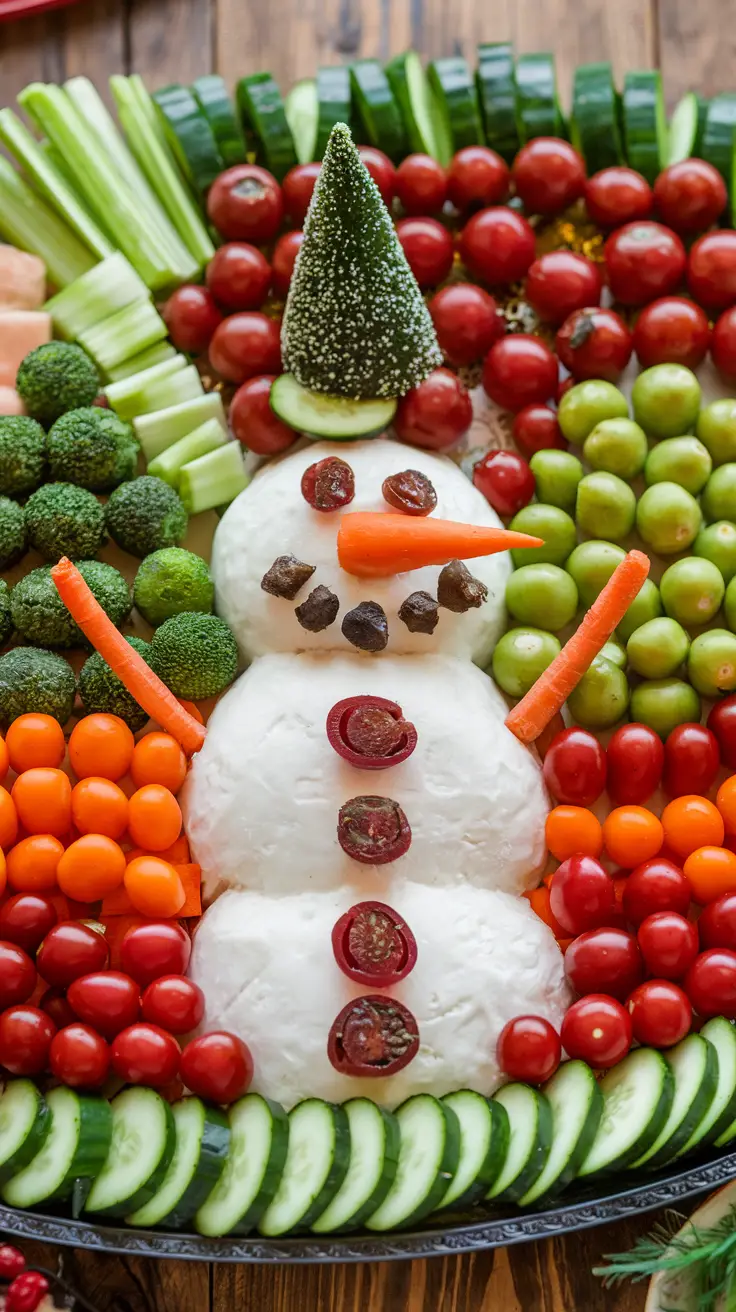 5 Festive Veggie Tray Ideas for Christmas Celebrations